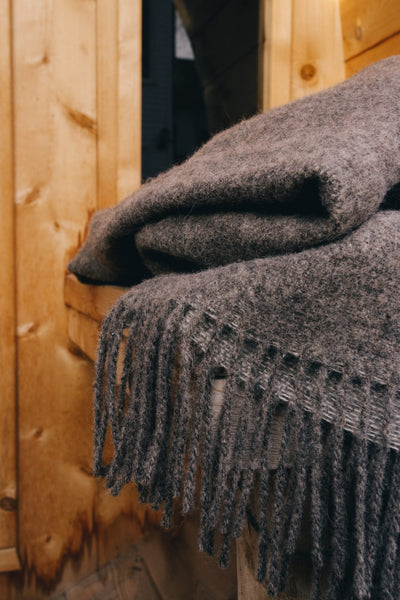 Trafalgar Wool Double Sided Throw - Available in 4 Colors – Shop Linen Way