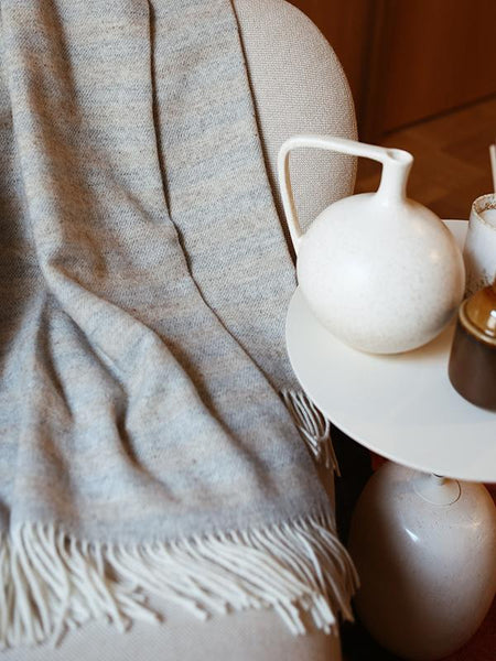 Strand Wool Throw Narrow Striped – Shop Linen Way